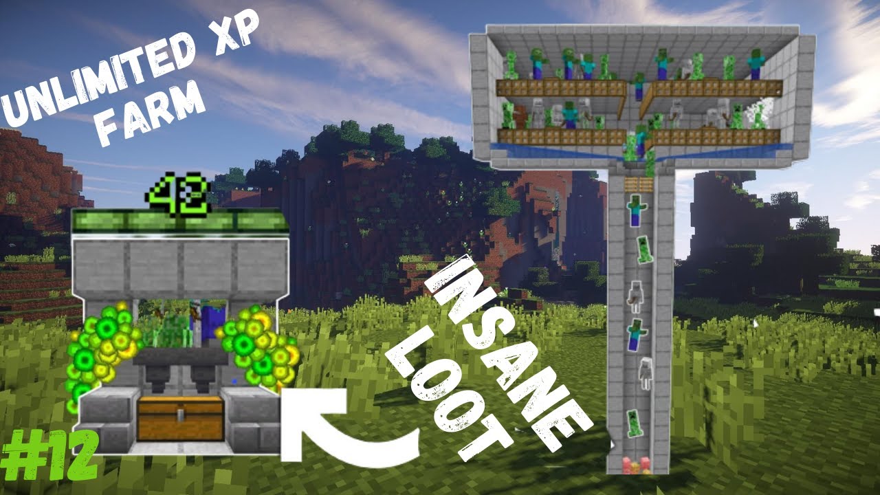 I Made Minecraft Improved XP Farm In 1.19 #12 | Minecraft XP Farm ...