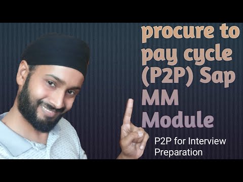 Procure to pay (P2P) Cycle in MM Module in Sap | Procurement | P2P ...