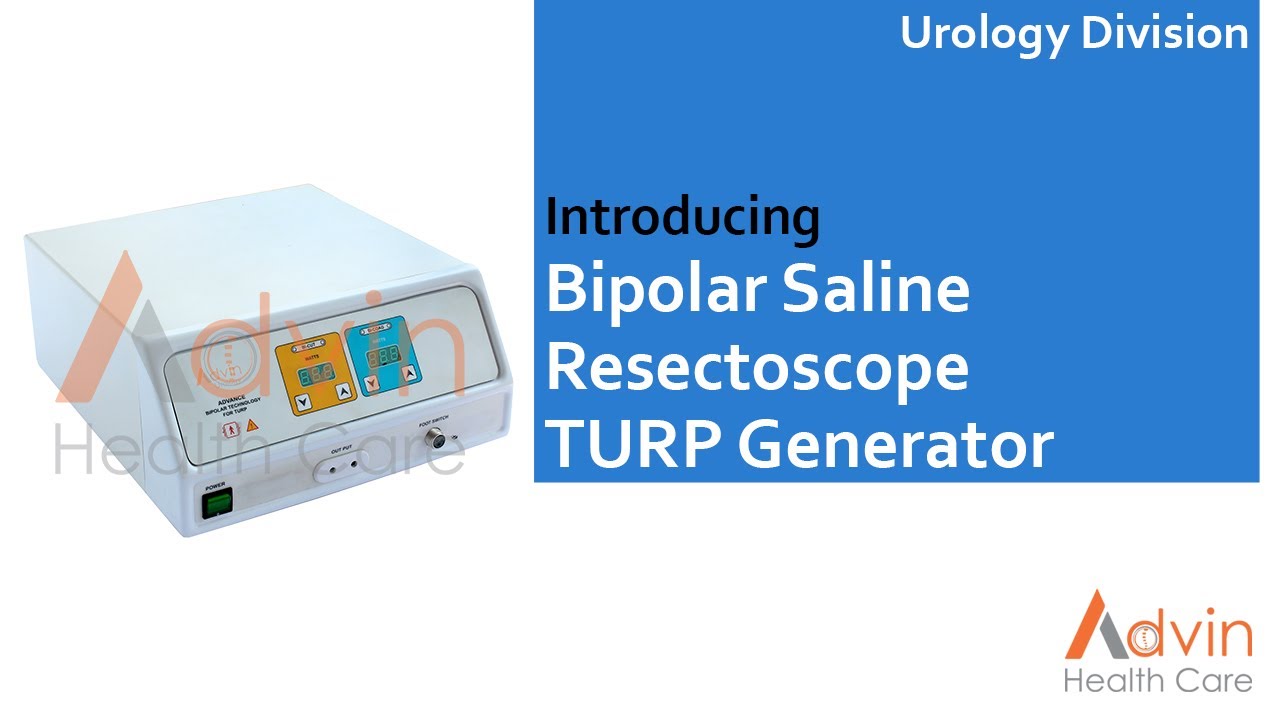 ADVIN Bipolar Saline Resectoscope TURP Generator - YouTube
