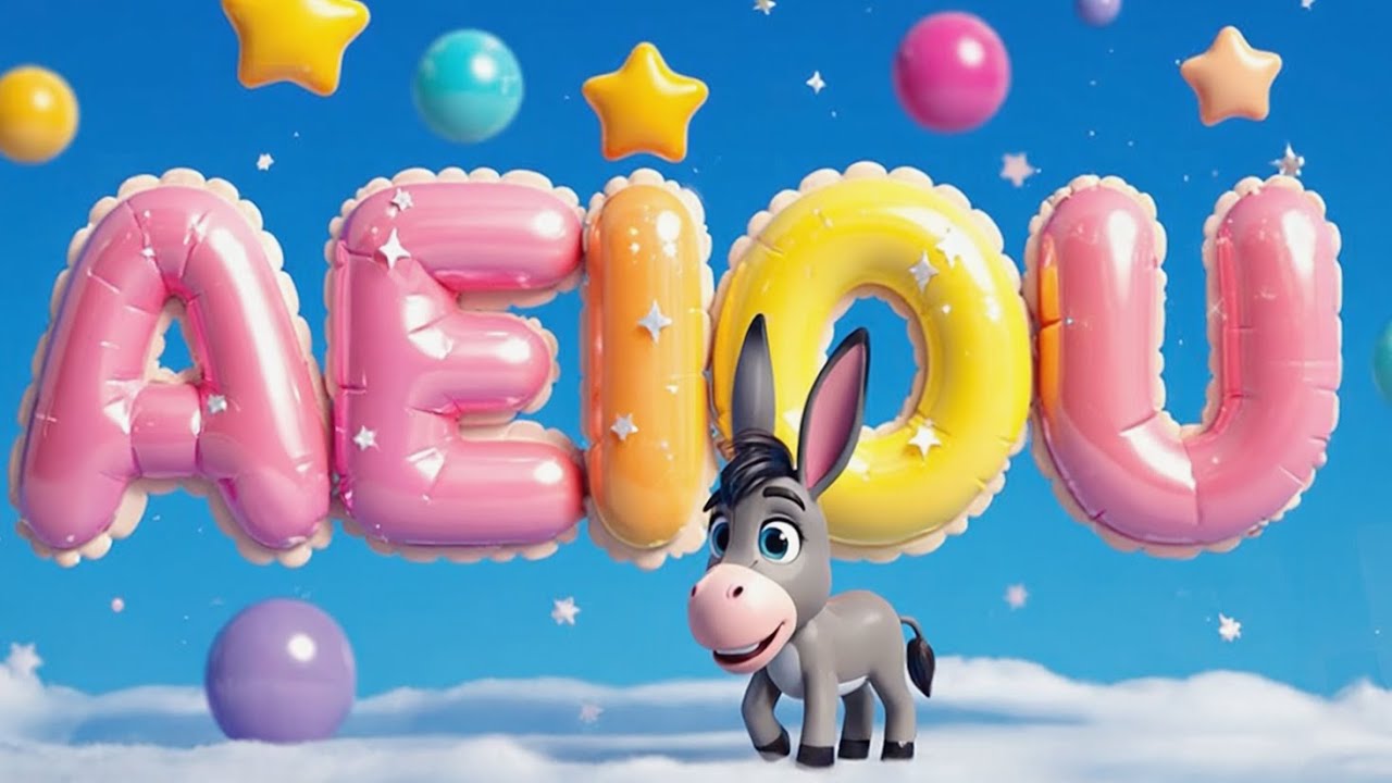 Canciones Infantiles en Español: Las Vocales AEIOU con el Divertido ...