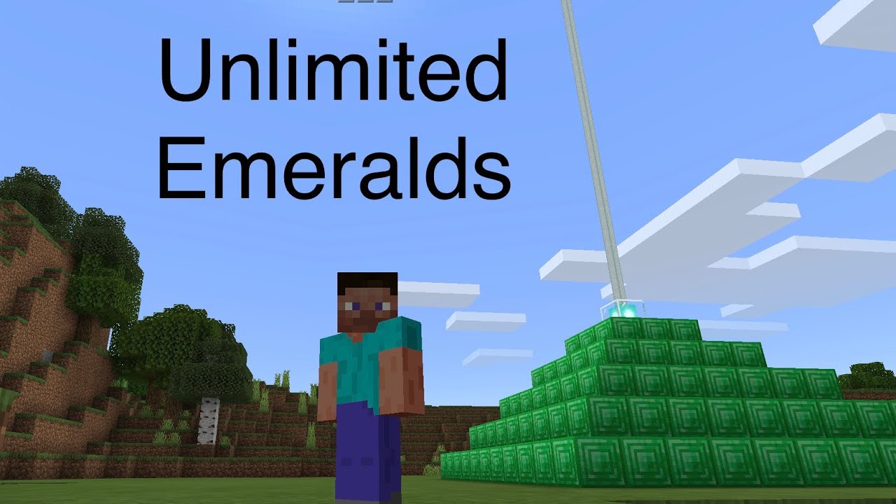 How to get lots of emeralds (Easy trick) - YouTube