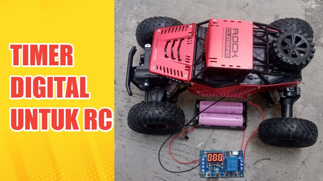 pemasangan Timer digital untuk rc - YouTube