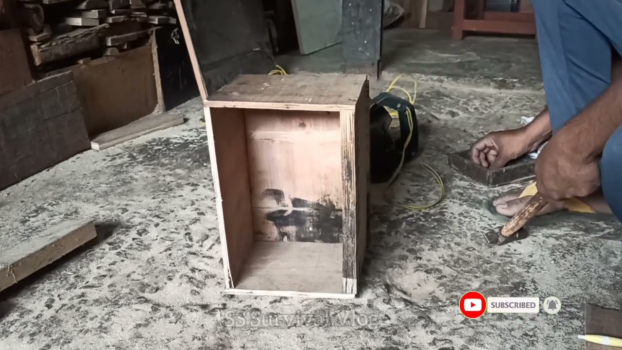 How to make Waste unused Box /How to Make Playwood Box- Easy Step-by ...