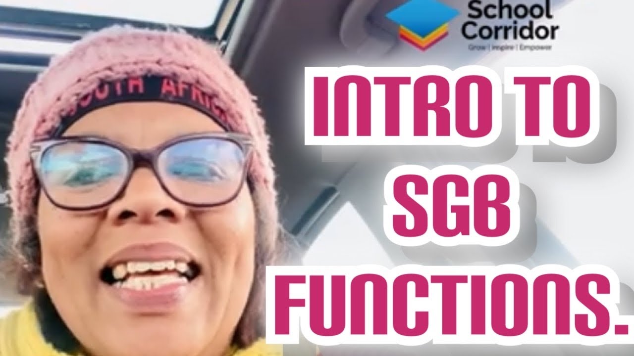 Introduction to SGB Functions: School governance policies - YouTube
