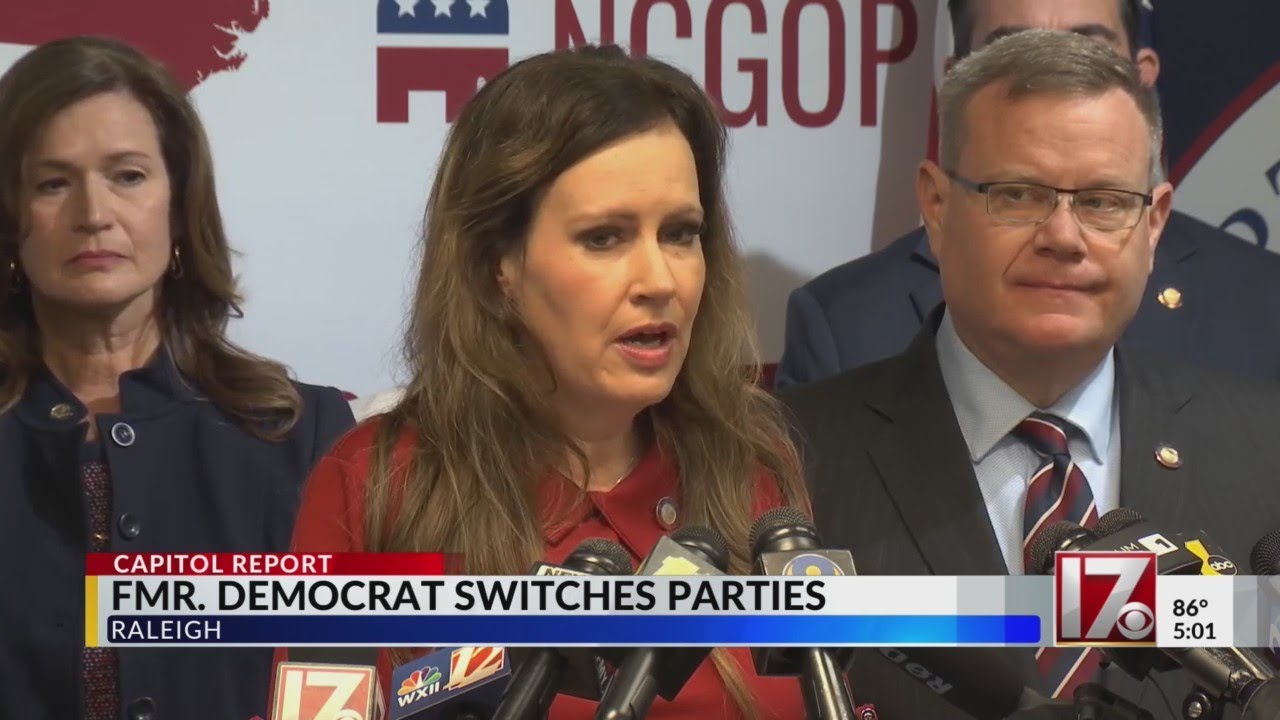 NC Rep. Tricia Cotham switches to Republican party - YouTube