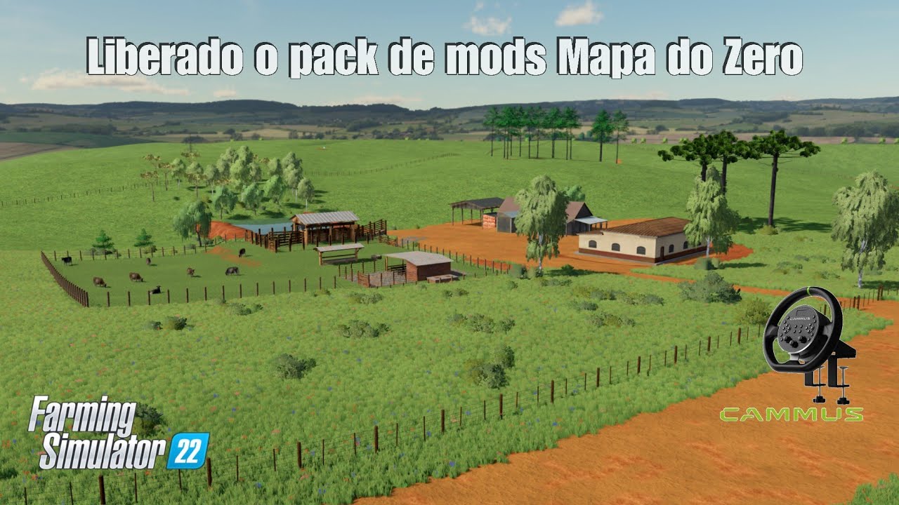 Liberado o pack de mods fazendo mapa do zero Farming Simulator 22 # ...