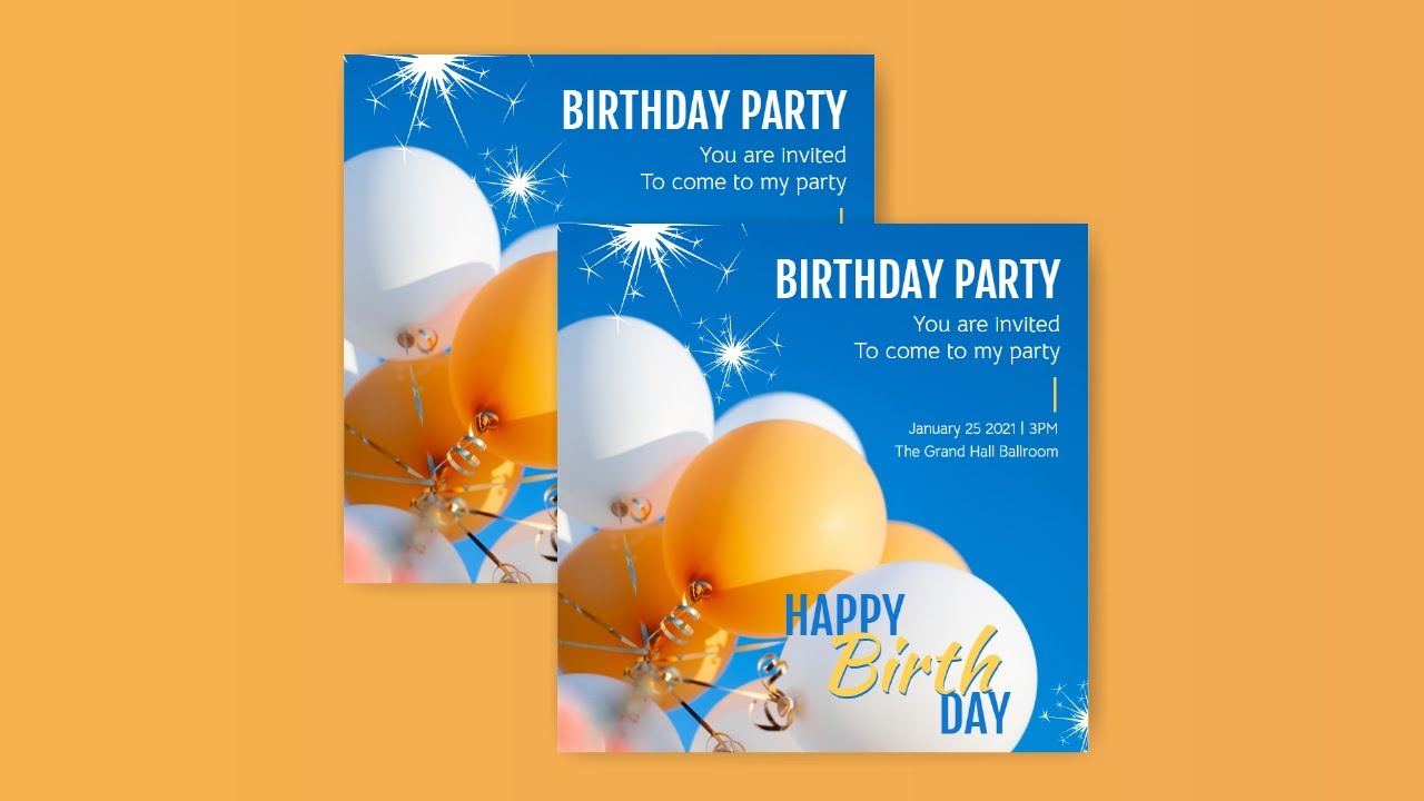 Make A Birthday Party Invitation Card Not Using MS Word Birthday make-a-birthday-party-invitation-card-not-using-ms-word-birthday