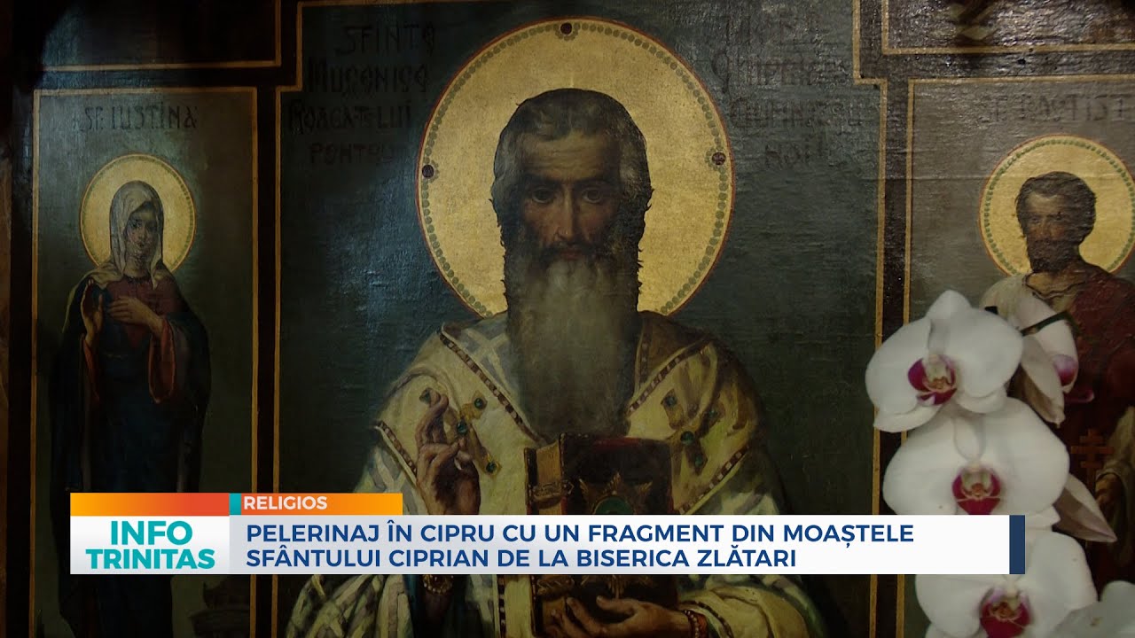 Pelerinaj în Cipru cu un fragment din moaștele Sfântului Ciprian de la ...