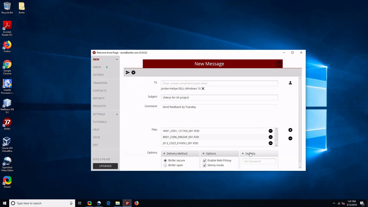 How to Share Large Video Files - Tutorial | Binfer - YouTube