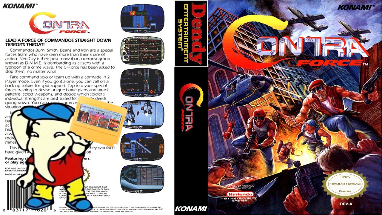 Contra Force // Contra 6 (Денди) - прохождение - YouTube