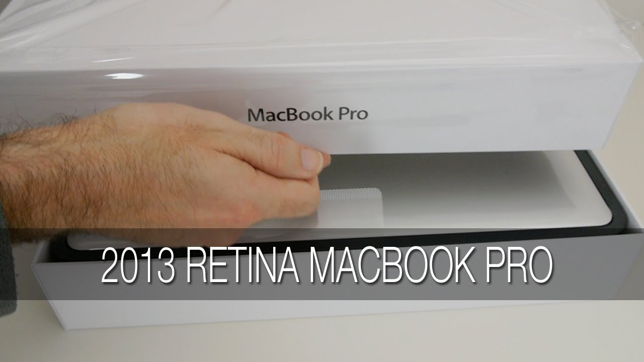 Apple 2013 Retina MacBook Pro - Unboxing - First Look - Setup Guide ...