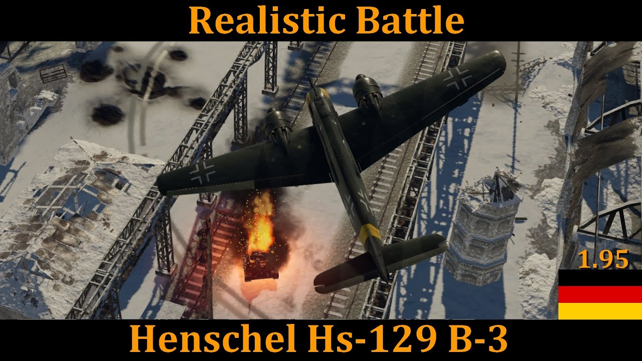 War Thunder : Henschel Hs-129 B-3 "QUACKED" [RB] - YouTube