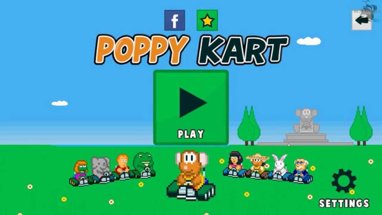 Let's play Poppy Kart (PC game on Steam) 1080p 60fps - YouTube