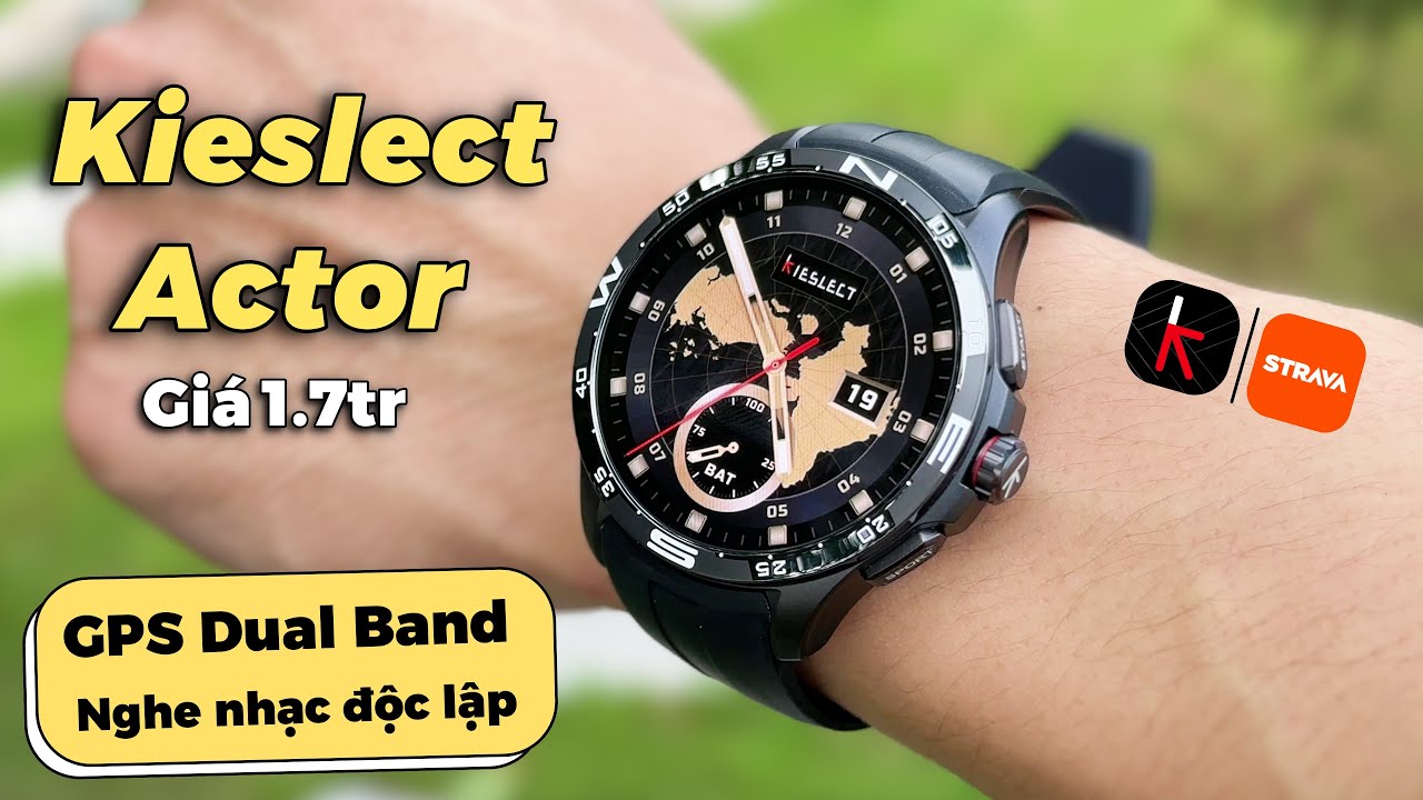 Kieslect Actor Giá 1.7tr Đã Có: Màn LTPO, GPS, Nghe Nhạc ... Bá Như Flagship Cao Cấp ! - YouTube