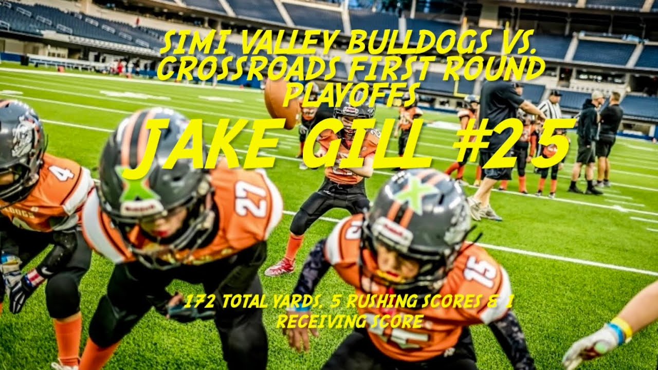 Simi Valley Bulldogs Vs Crossroads Tigers-GCYFL 1st Rd Playoffs- Jake ...