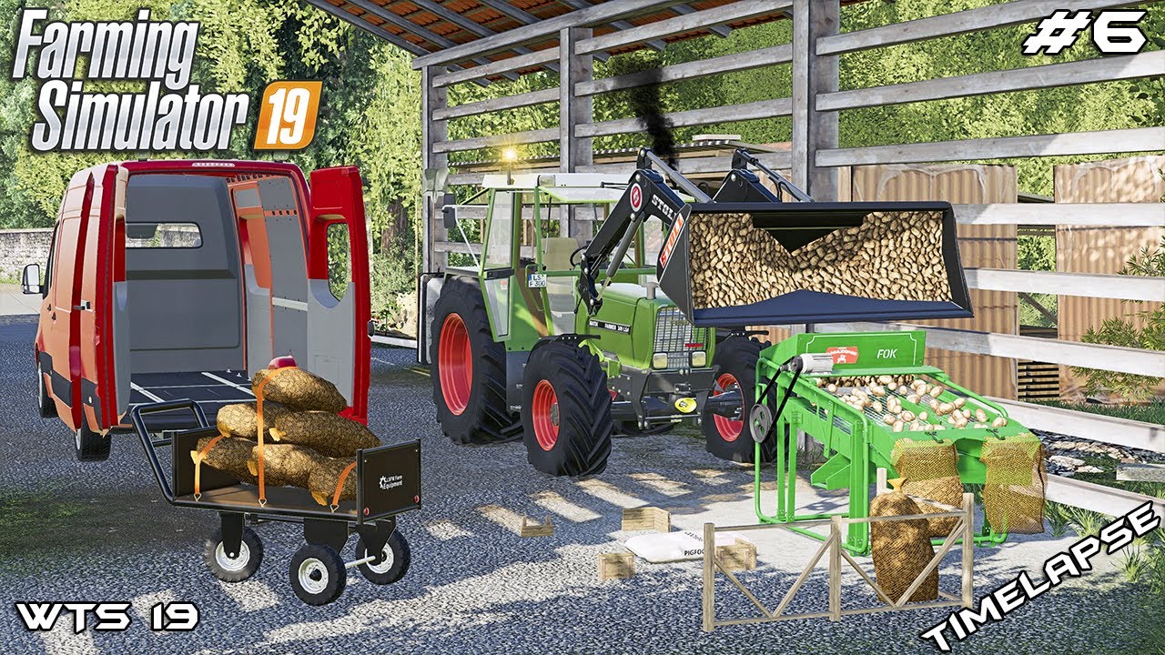 Harvesting and sorting POTATOES 🥔🚜 | Wellcome To Slovenia 19 | Farming ...