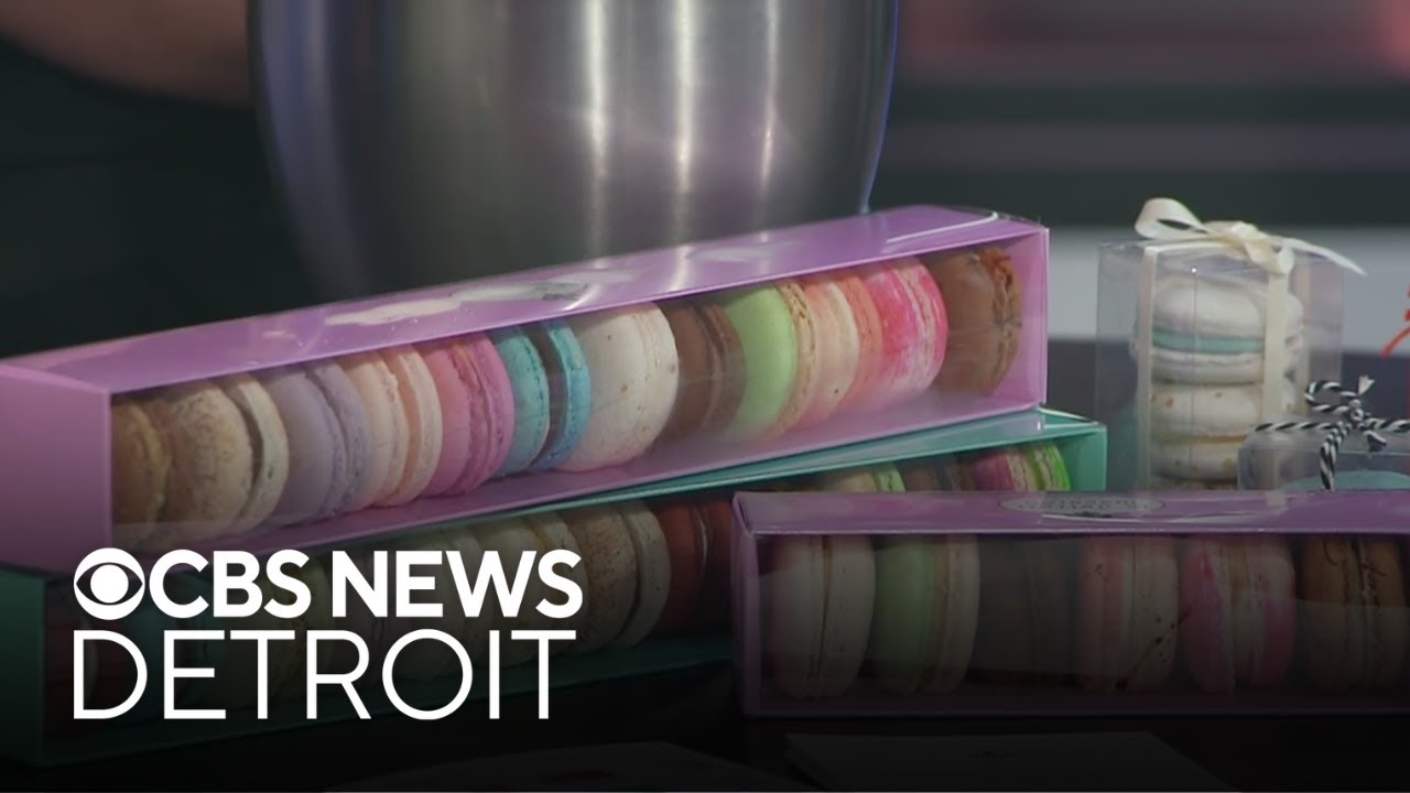 National Chocolate Macaroon Day with Le Detroit Macron - YouTube