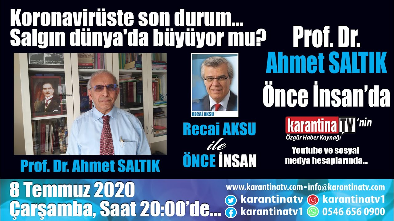 Prof. Dr. Ahmet SALTIK, Recai Aksu ile Önce İnsan'da... - YouTube