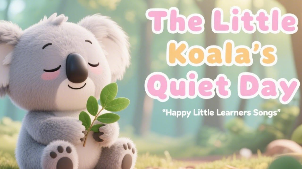 The Little Koala's Quiet Day | A Calming Song for Kids | Learn About ...