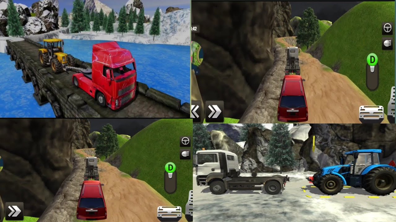 Truck Towing Simulator Game //Cars//Truck//parking Games - YouTube