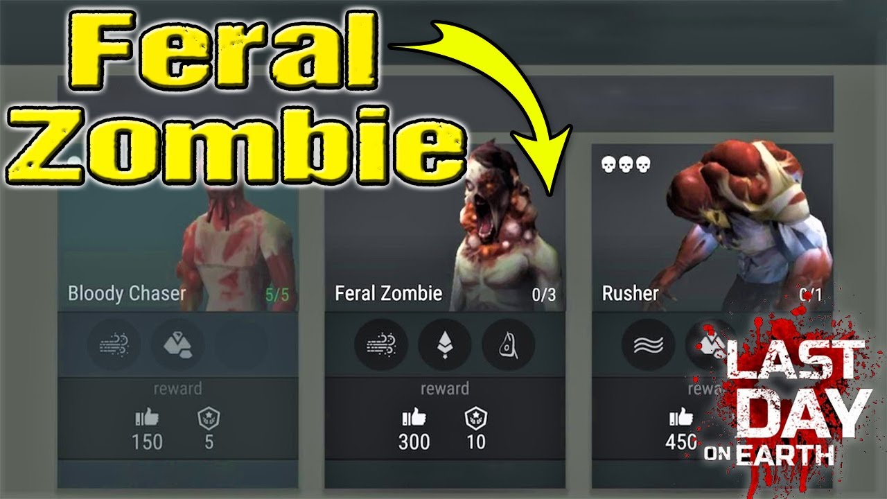 Feral Zombie - Season 10 - LDOE - Last Day On Earth - YouTube