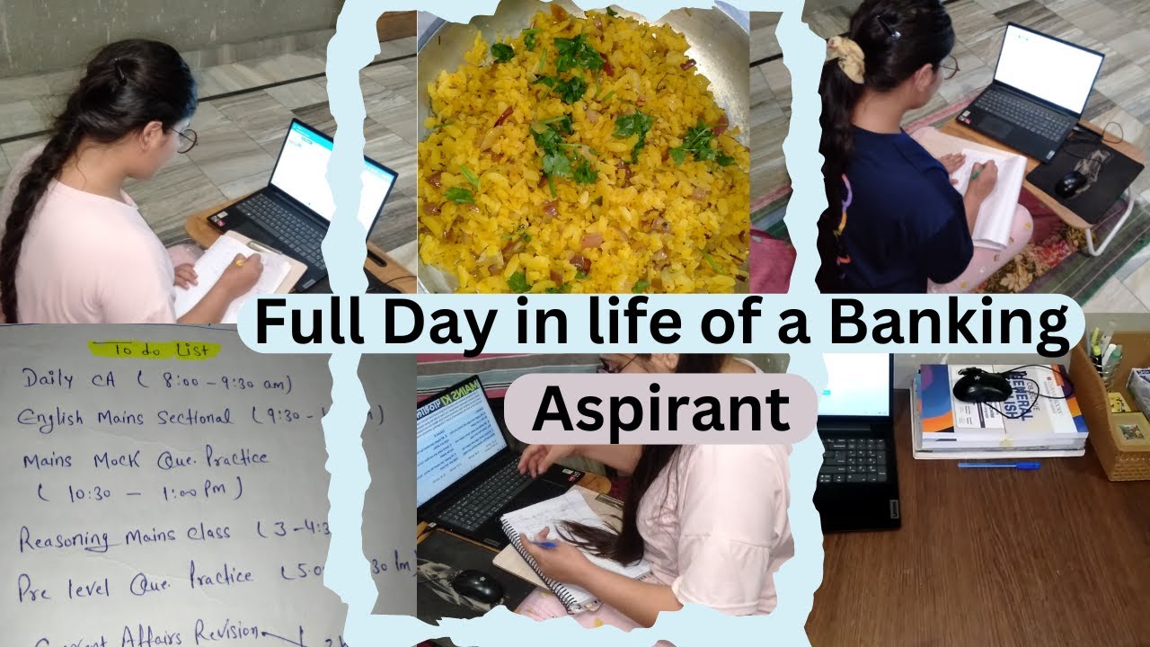 Full day of banking aspirant. 10 hr study routine #studyvlog #banking # ...