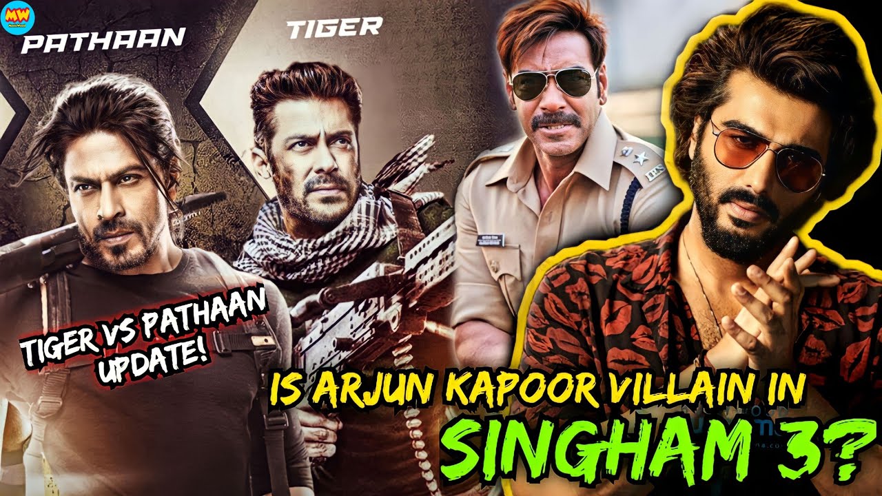 Singham 3 Villain Confirmed?, Jawan 1000cr🔥, Tiger vs Pathaan Update ...