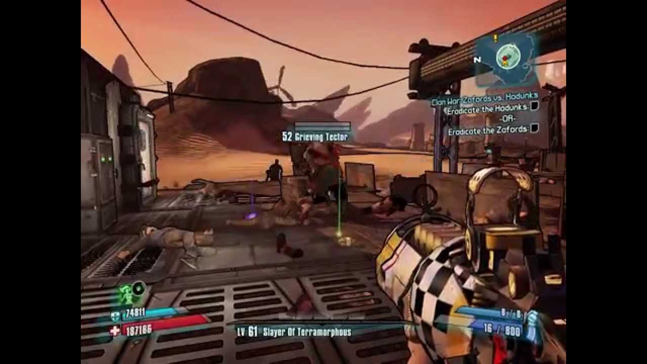 Borderlands 2 - Invincible Mick Zaford and Tector Hodunk - YouTube