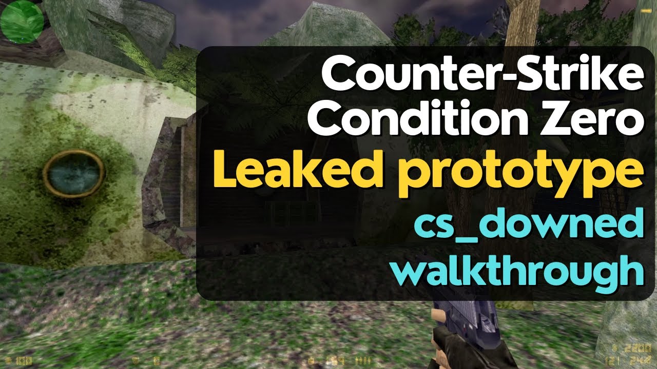 Counter-Strike: Condition Zero leaked prototype - cs_downed (full ...