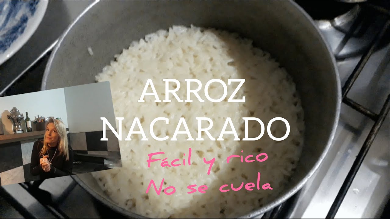 Como hacer arroz nacarado facil y rapido - YouTube