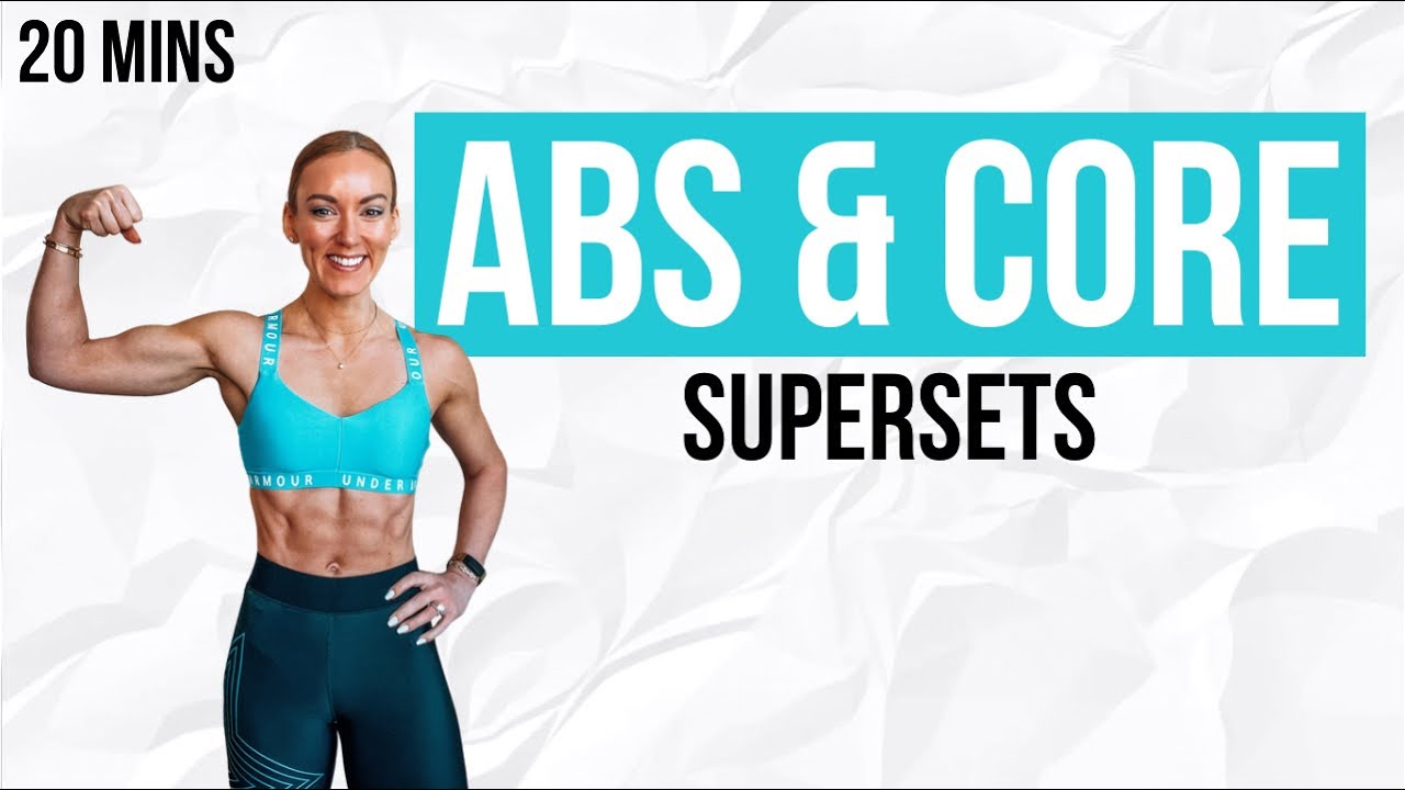 🔥 20 Min SUPERSETS ABS Workout At Home | Lower Abs, Upper Abs ...