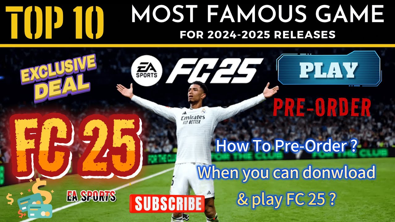 FC 25 RELEASE DATE | FC 25 PRE ORDER | HIGHLIGHTS & HOW TO PRE ORDER FC ...