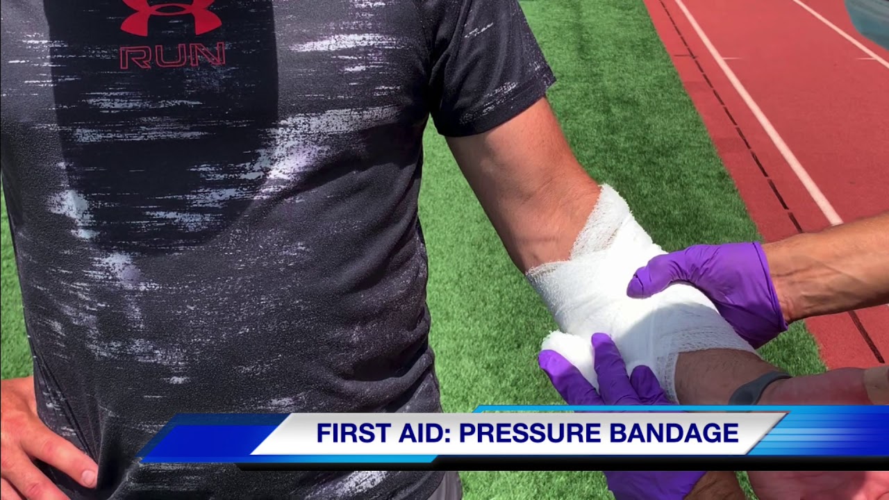 FIRST AID SERIES PART I: OPEN WOUND BANDAGING OF THE FOREARM - YouTube