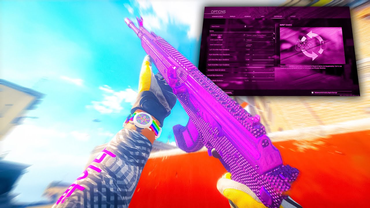 Best Warzone Settings For Movement and Aim - YouTube