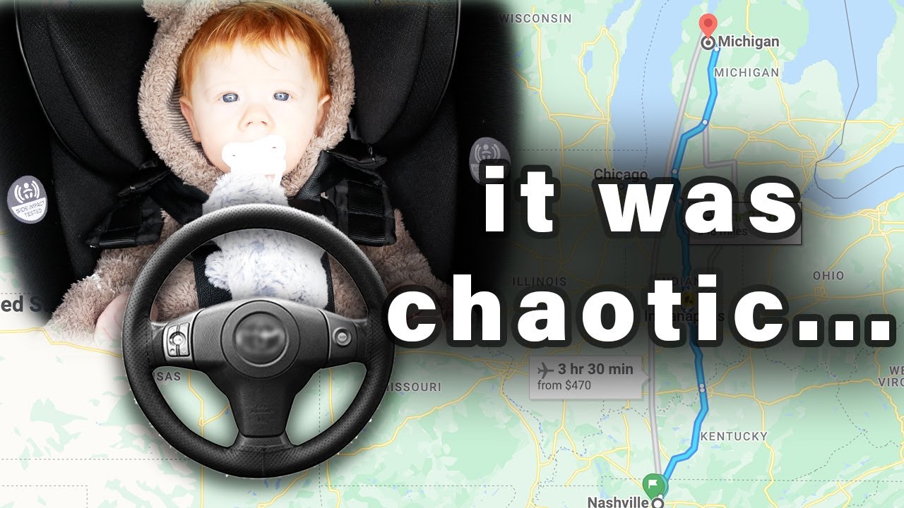 Traveling With a Baby | Vlog | How to Pack a Baby for Driving Far ...