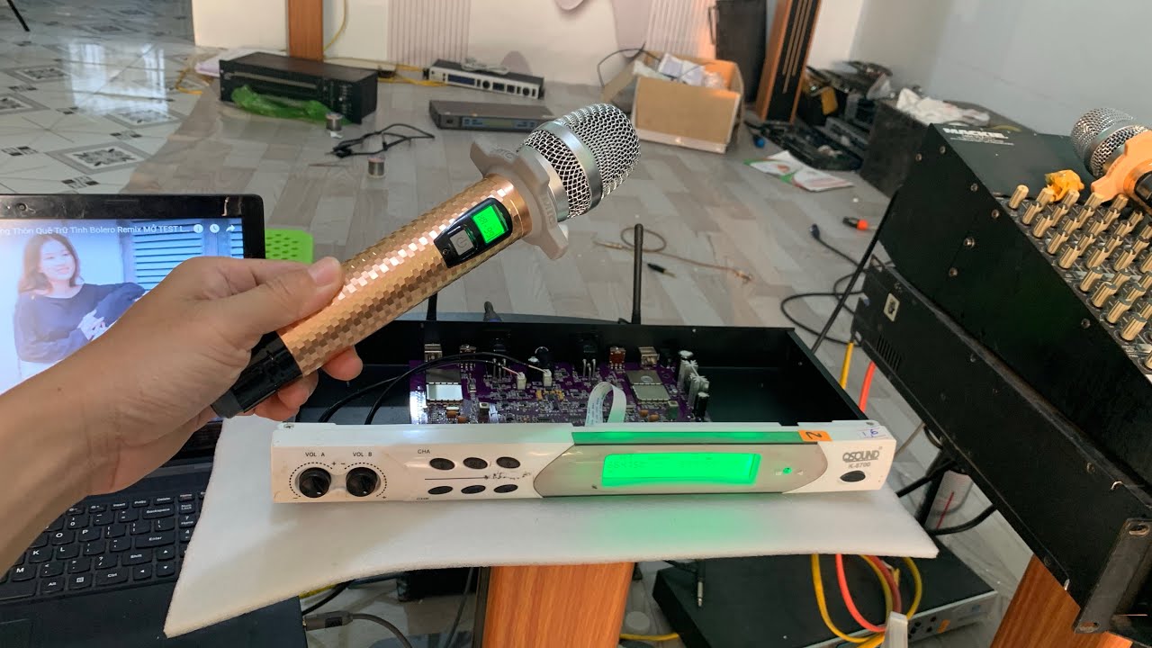 Micro baier 🎤 bãi vỹ tím tiếng hay dễ hát nhẹ mic đủ dãi ít hú lh ...