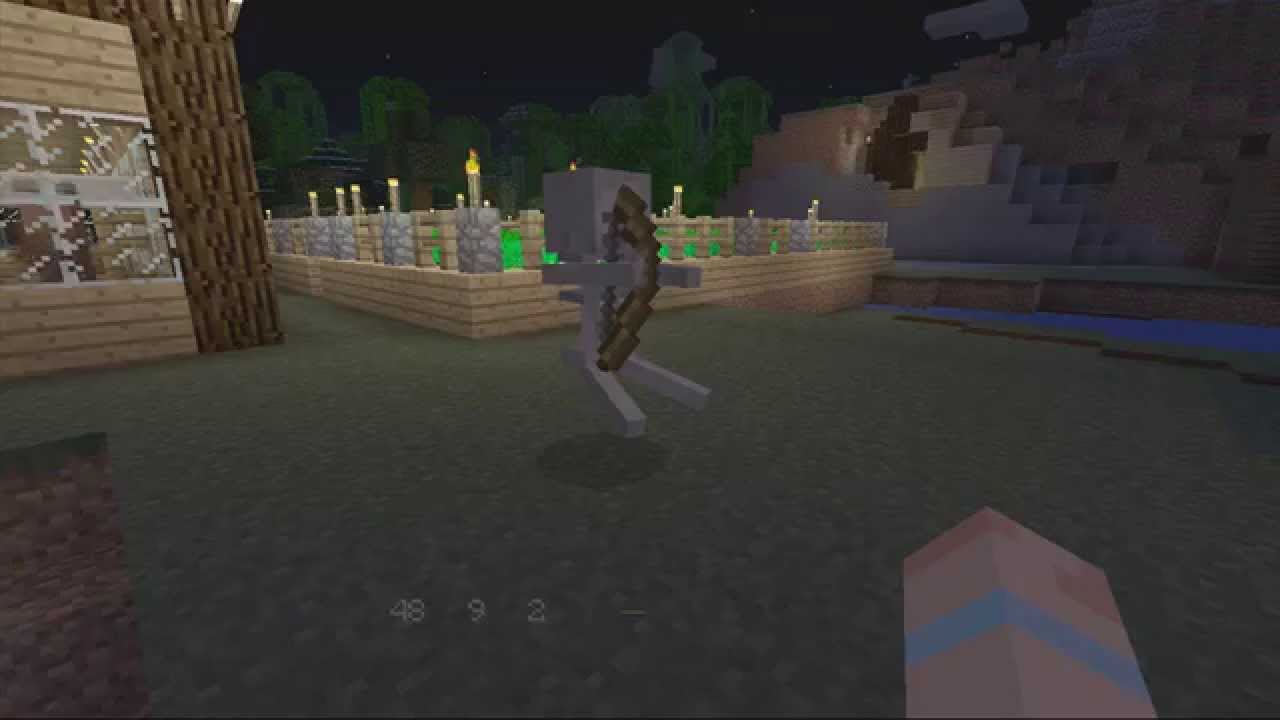 Minecraft Xbox - Floating Skeleton - YouTube