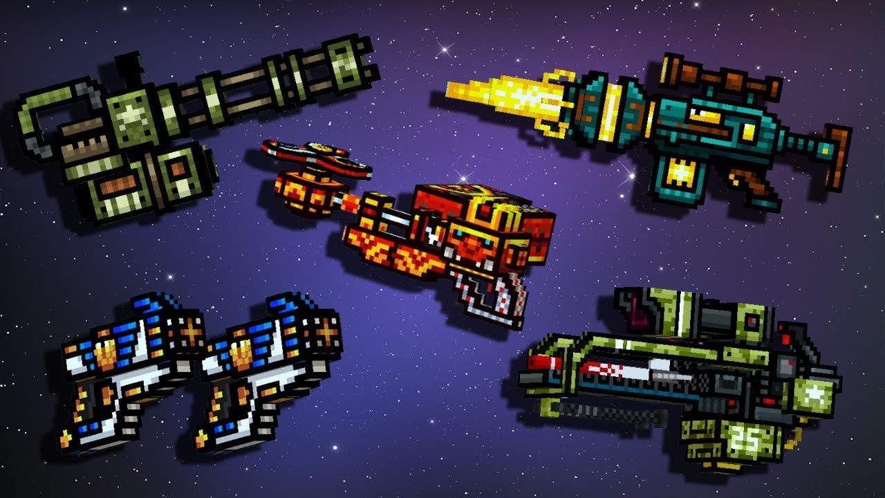 Weapons with Skins #3 - Pixel Gun 3D Gameplay - YouTube