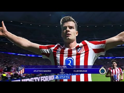 HATTRICK SORLOTH !! (4-1) HIGHLIGHT ATLETICO MADRID VS CLUB BRUGGE UEFA CHAMPIONS LEAGUE 25/26 GOALS