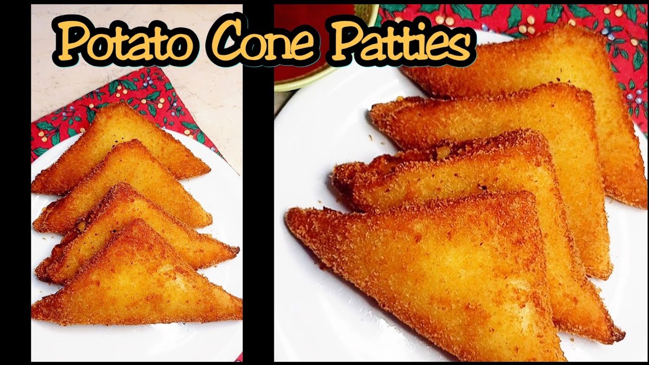 Potato Cone Patties recipie for Ramzan and Kids by mahnoor jawaid ️ ...