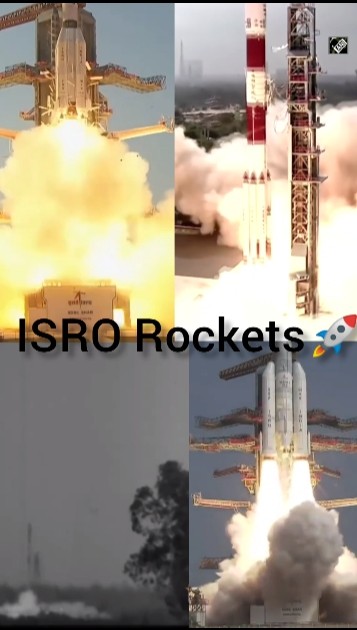 ISRO rockets🤩🚀#shorts#rocket#launch#isro#trending#science#youtube# ...