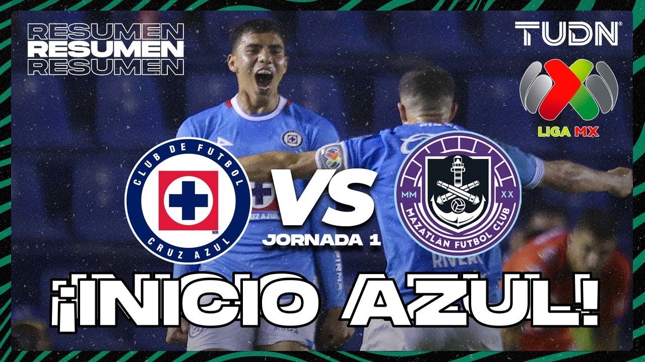 HIGHLIGHTS | Cruz Azul vs Mazatlán | Liga Mx -AP2024 - J1 | TUDN - YouTube