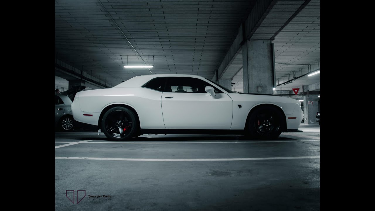 Dodge Challenger Hellcat, POV night drive through Bucharest - YouTube