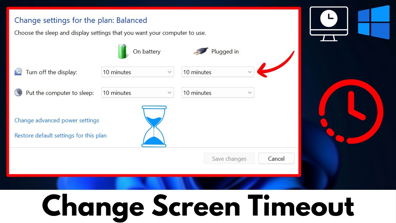 How To Change Screen Timeout in Windows 11 (PC & Laptop) | Computer ...