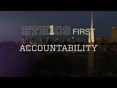 Ethics First - Accountability - YouTube