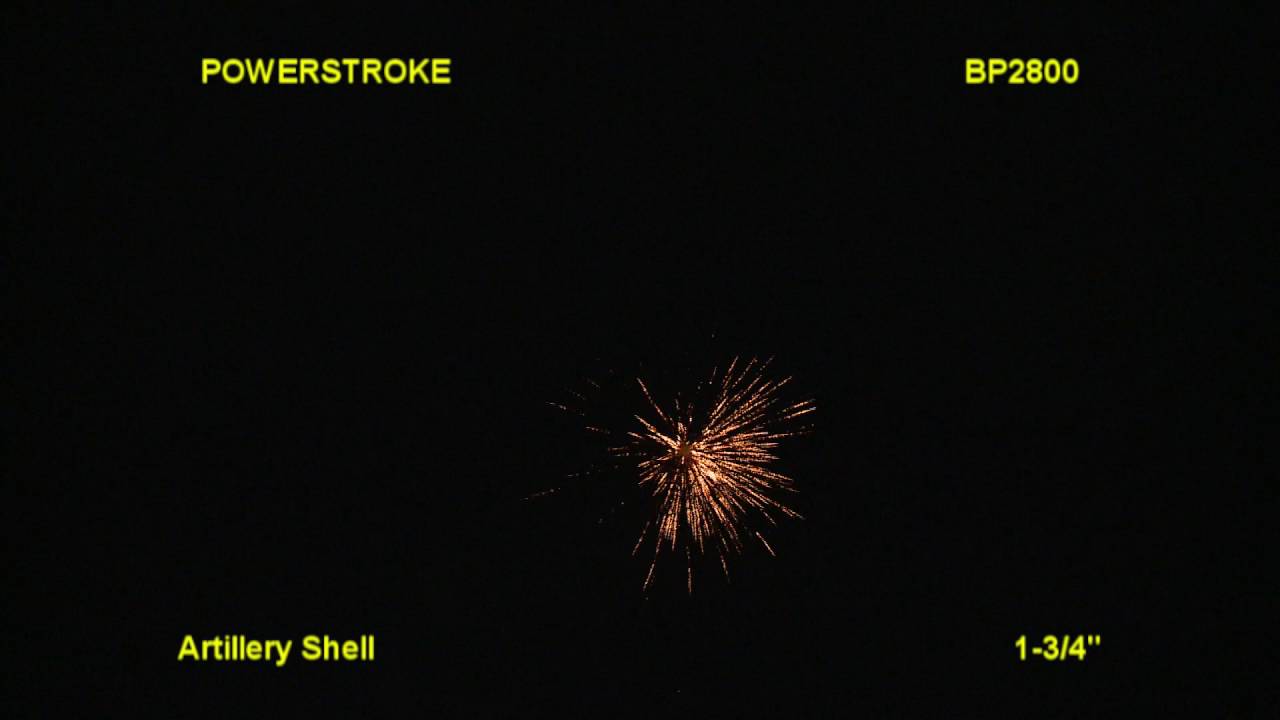 Brothers Pyrotechnics (BP2800) Powerstroke [Artillery Shell] - YouTube