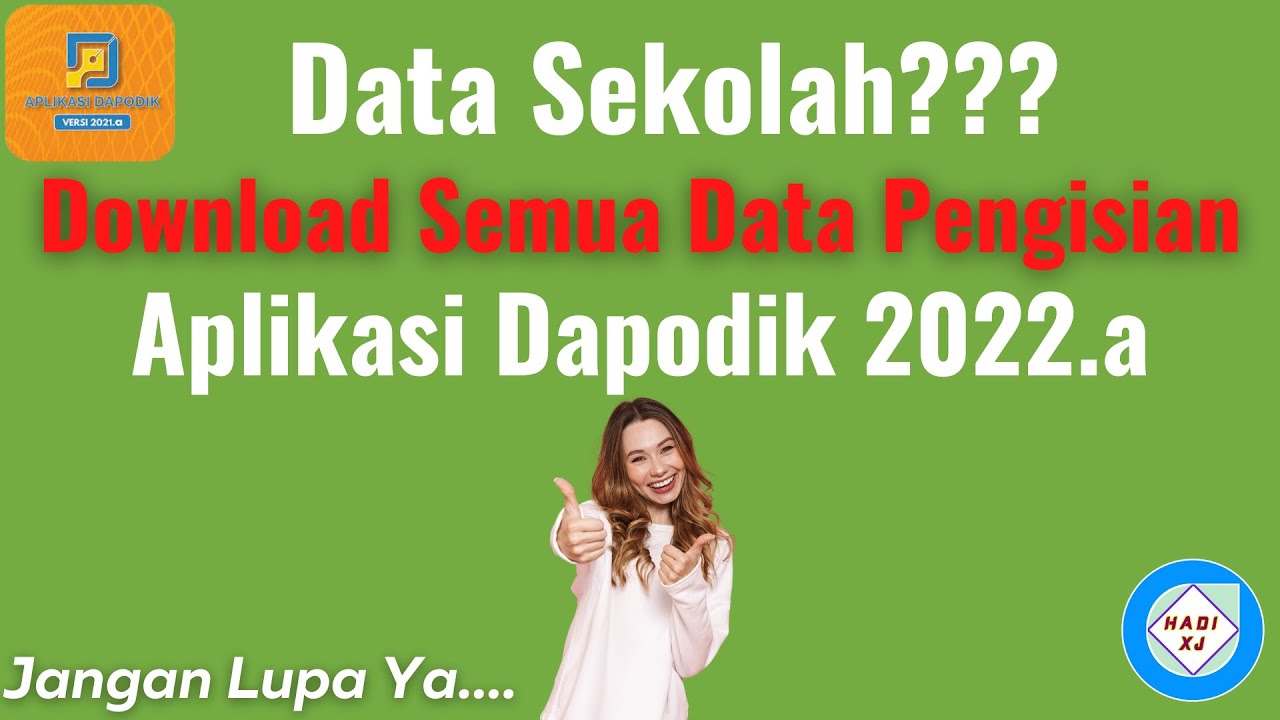 Cara Download Profil Sekolah di Aplikasi Dapodik 2022.a - YouTube
