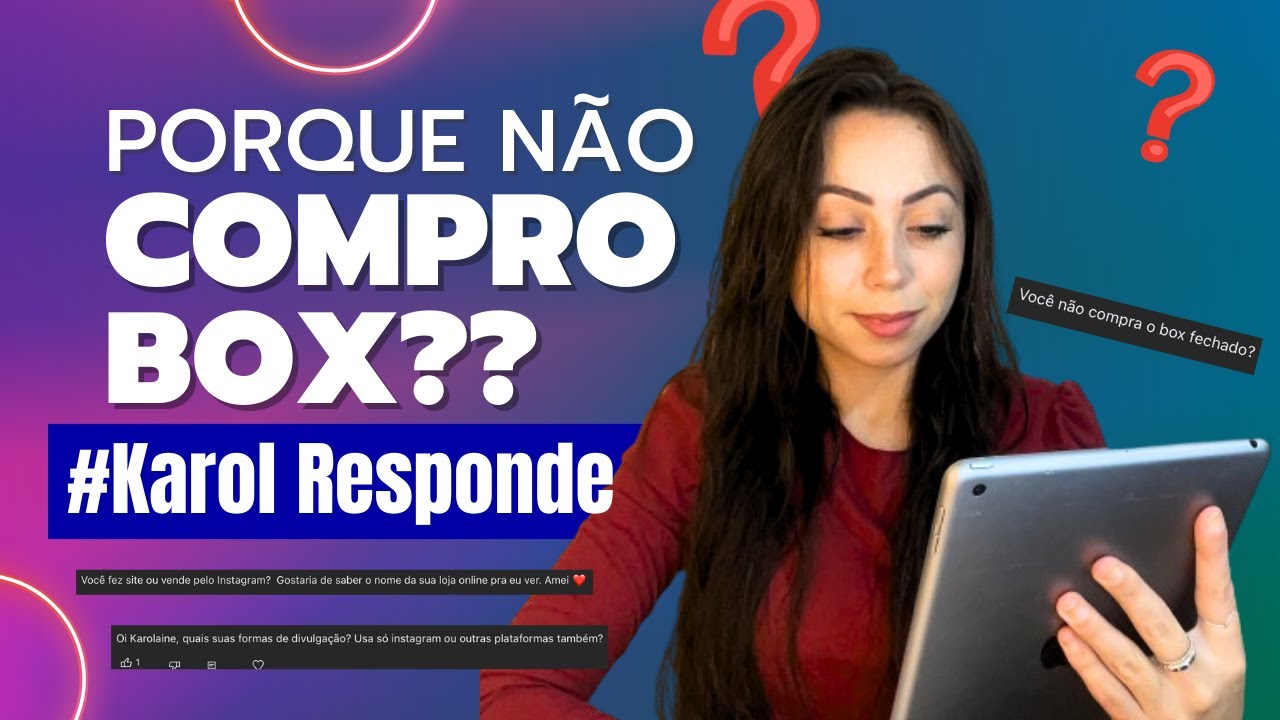 PORQUE NÃO COMPRO BOX? TENHO SITE? ONDE DIVULGO OS PRODUTOS DA LOJA ...