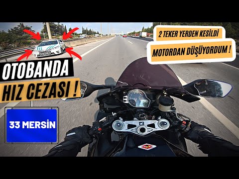 MERSİN OTOBANINDA HIZ CEZASI !! | MOTORDAN DÜŞÜYORDUM ! | HONDA CBR1000RR UZUN YOL |MR.EKER MOTOVLOG