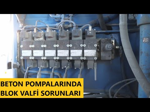 BETON POMPALARINDA BOM BLOK VALFI HAKKINDA İNCE DETAYLAR / BOOM BLOCK VALVE IN CONCRETE PUMPS